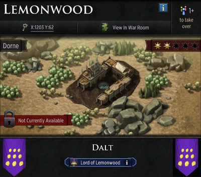 Lemonwood - Game of Thrones: Conquest Wiki