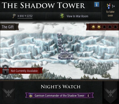 The Shadow Tower - Game of Thrones: Conquest Wiki