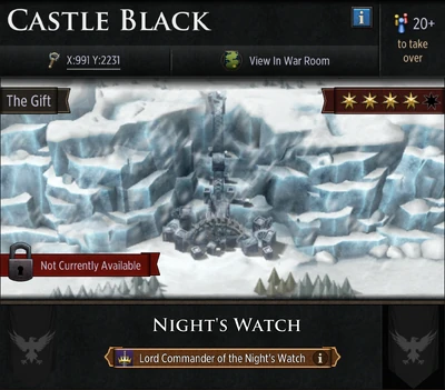 Castle Black - Game of Thrones: Conquest Wiki