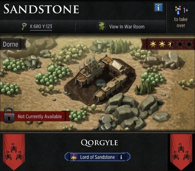 Sandstone - Game of Thrones: Conquest Wiki