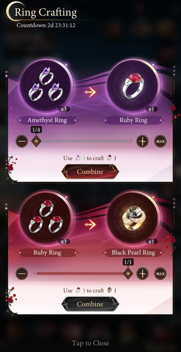 Ring Crafting | Game of Vampires: Twilight Sun Wiki | Fandom
