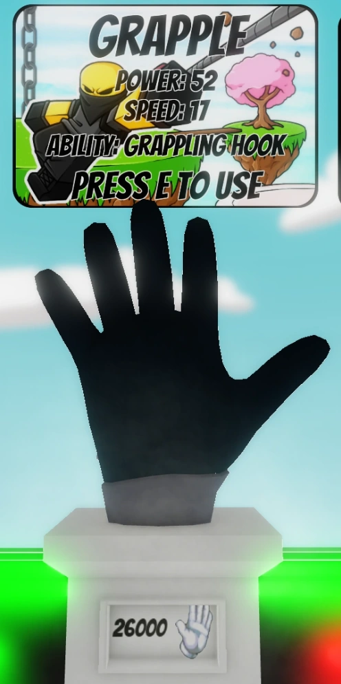 Grapple Glove (Slap Battles) | Game Weapons Wiki | Fandom