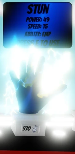 Stun Glove (Slap Battles) | Game Weapons Wiki | Fandom