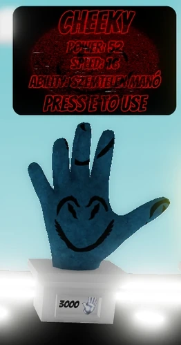 Cheeky Glove (Slap Battles) | Game Weapons Wiki | Fandom
