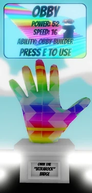 Obby Glove (Slap Battles) | Game Weapons Wiki | Fandom