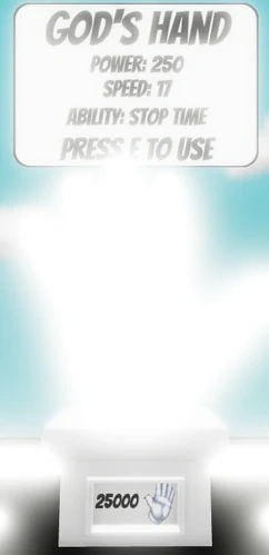 God's Hand (Slap Battles) | Game Weapons Wiki | Fandom