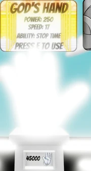 God's Hand (Slap Battles) | Game Weapons Wiki | Fandom