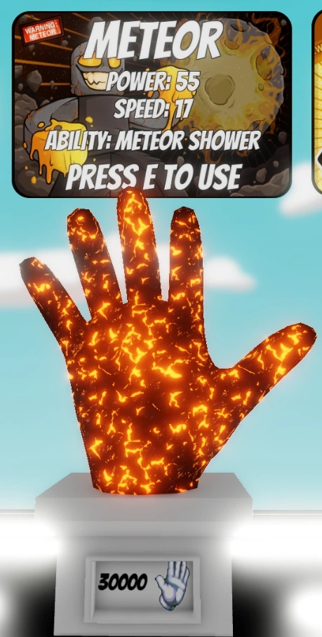 Meteor Glove (Slap Battles) | Game Weapons Wiki | Fandom