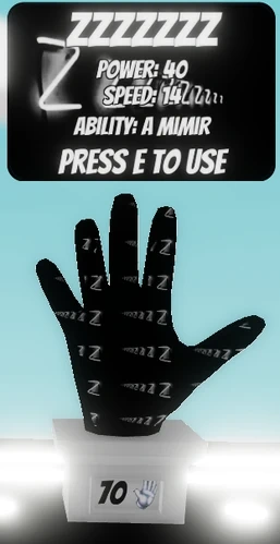 ZZZZZZZ Glove (Slap Battles) | Game Weapons Wiki | Fandom