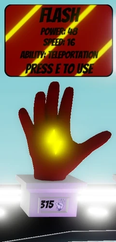 Flash Glove (Slap Battles) | Game Weapons Wiki | Fandom