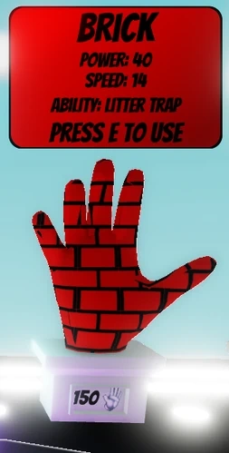 Brick Glove (Slap Battles) | Game Weapons Wiki | Fandom