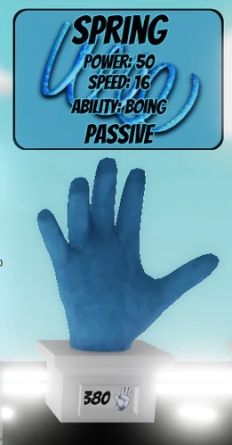 Spring Glove (Slap Battles) | Game Weapons Wiki | Fandom