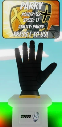 Parry Glove (Slap Battles) | Game Weapons Wiki | Fandom