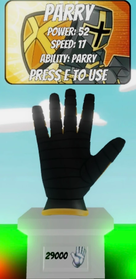 Parry Glove (Slap Battles) | Game Weapons Wiki | Fandom