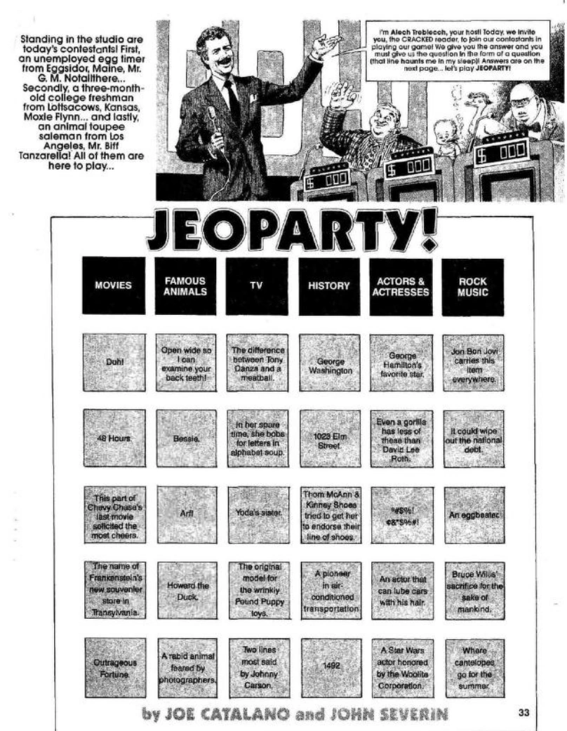 Jeopardy!/J! In Popular Culture | Game Shows Wiki | Fandom