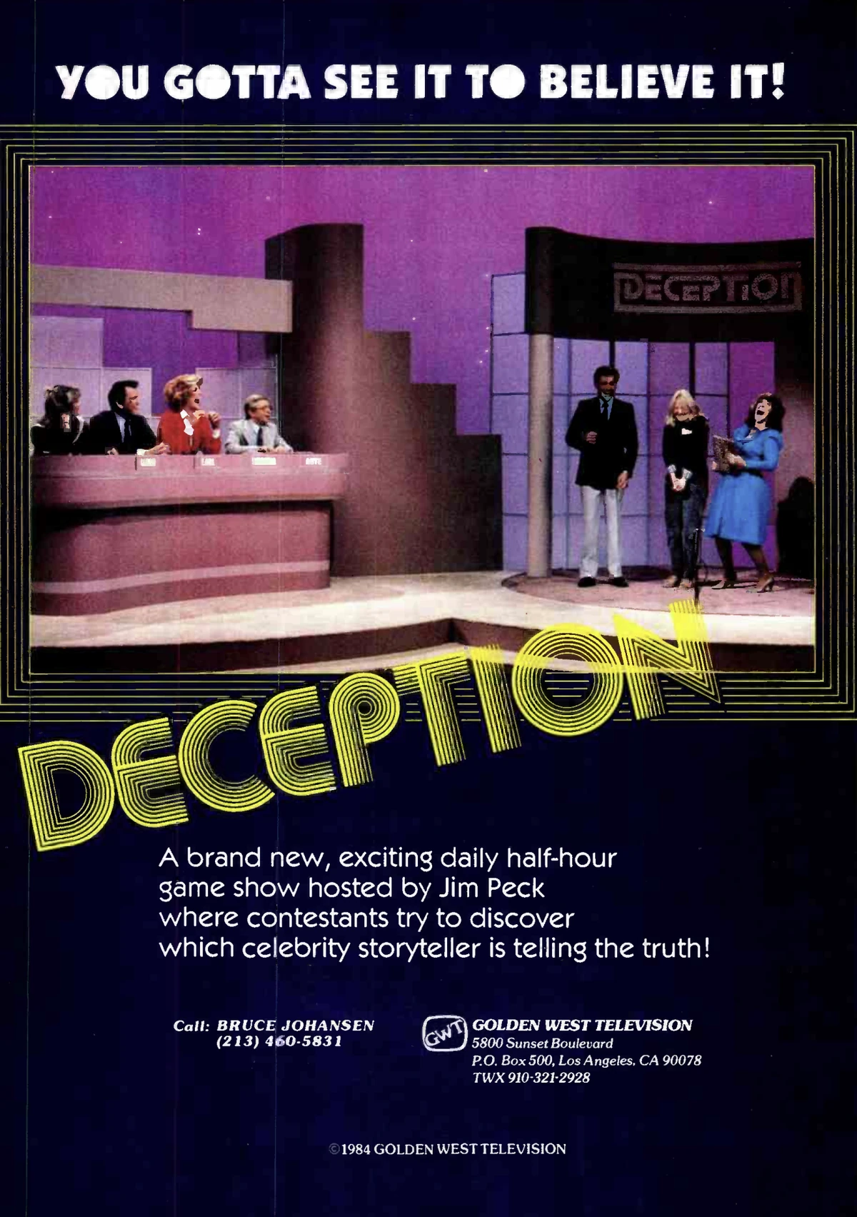 Deception | Game Shows Wiki | Fandom