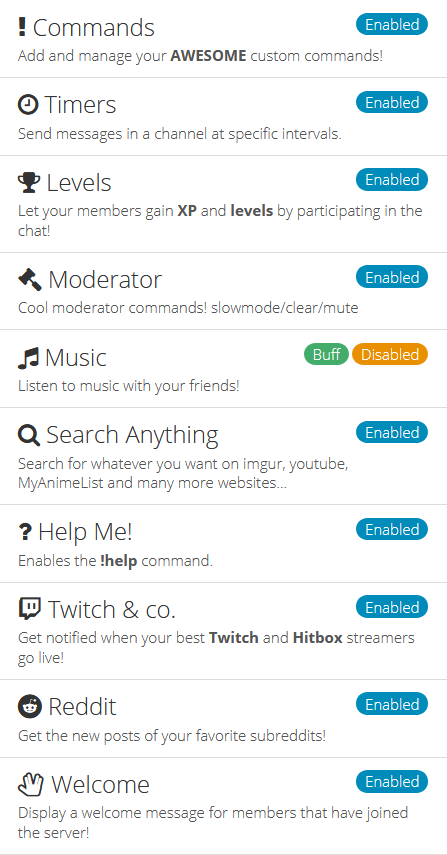 Liste des Commandes Mee6 du serveur | Wiki GamesLand V2 | Fandom Liste des Commandes Mee6 du serveur | Wiki GamesLand V2 | Fandom