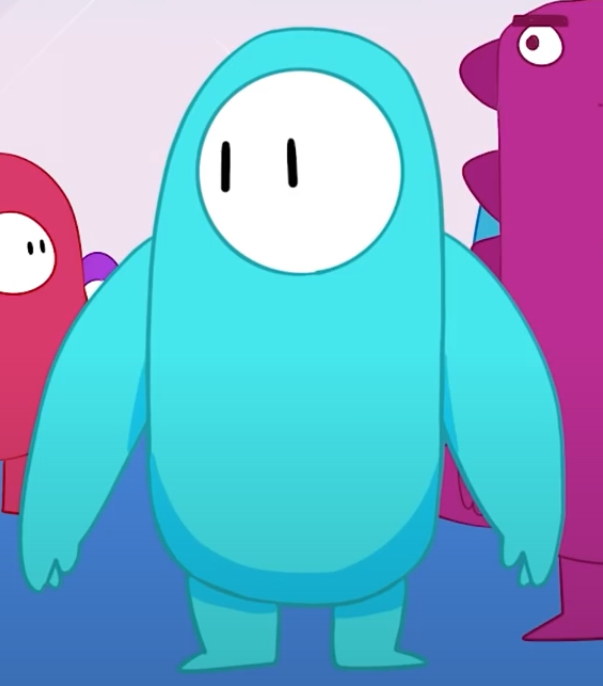 Unnamed Cyan Fall Guy | GameToons Wiki | Fandom