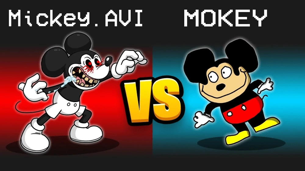 MICKEY.AVI vs. MOKEY Mod in Among Us... | GameToons Wiki | Fandom
