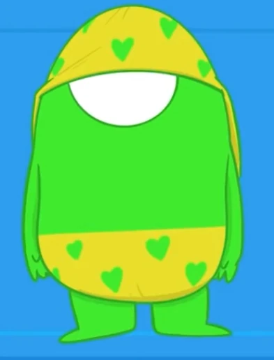 Unnamed Green Fall Guy | GameToons Wiki | Fandom