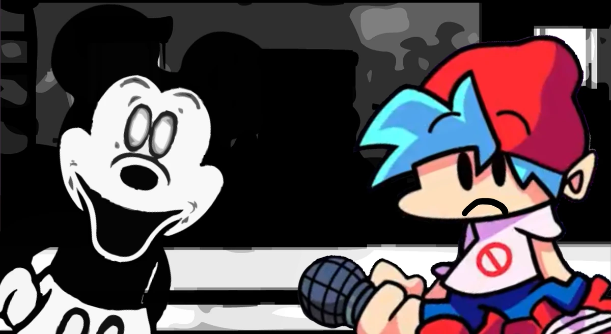 BOYFRIEND VS SADMOUSE?! Friday Night Funkin' Logic Fanon | GameToons ...