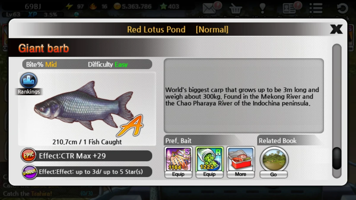 Giant Barb | Fishing Superstars Wiki | Fandom