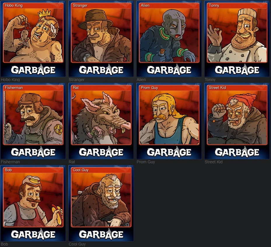 Characters (Garbage) - Codex Gamicus - Humanity's collective gaming ...