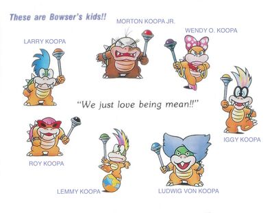 The Koopalings - Codex Gamicus - Humanity's collective gaming knowledge ...