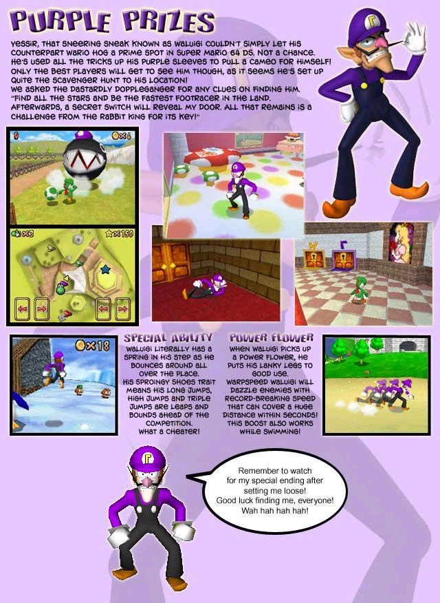 Super Waluigi 64 DS | Gaming Urban Legends Wiki | Fandom