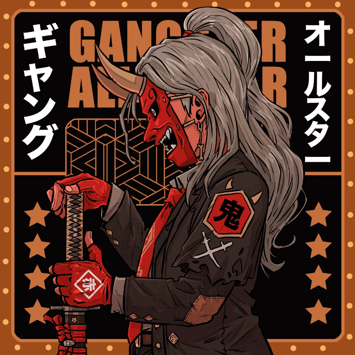 31 Raijin The Thunder Blade's Leader Raijin | GangsterAllstar Wiki | Fandom