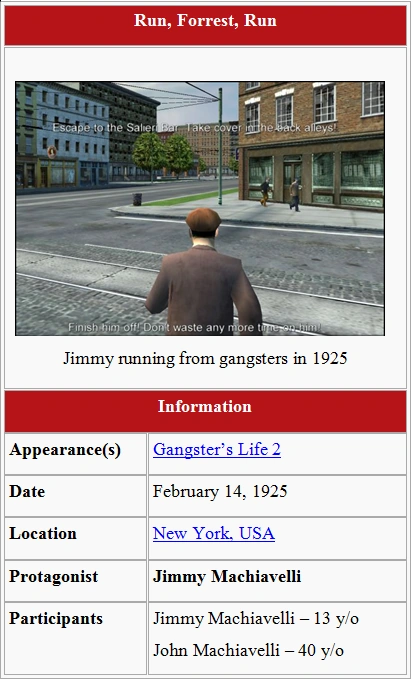 Run, Forrest, Run | Gangster's Life Wiki | Fandom