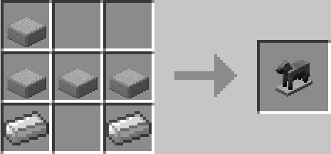 how to make minecraft horse armor