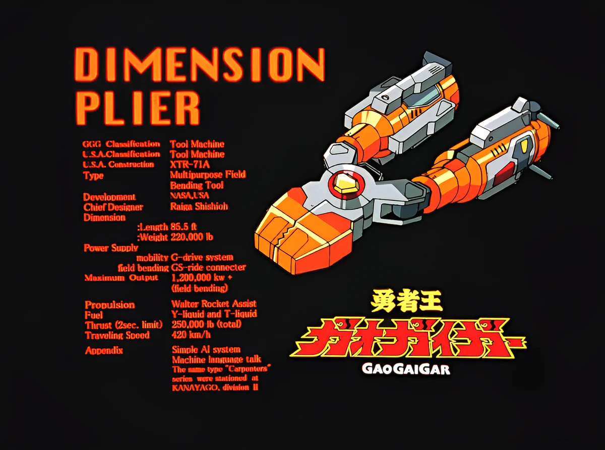 Pliers | GaoGaiGar-Betterman Wiki | Fandom