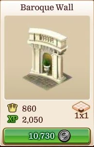 Baroque Wall (Artifact) | Gardens of Time Wiki | Fandom