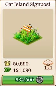 Cat Island Signpost (Artifact) | Gardens of Time Wiki | Fandom