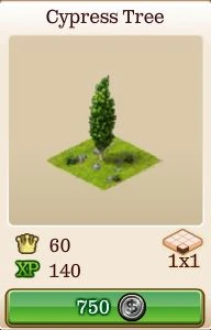 Cypress Tree (Decoration) | Gardens of Time Wiki | Fandom