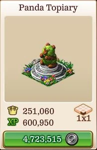 Panda Topiary (Artifact) | Gardens of Time Wiki | Fandom