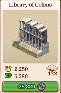 Library of Celsus (Building) | Gardens of Time Wiki | Fandom