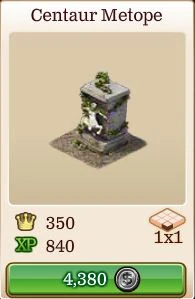 Centaur Metope (Artifact) | Gardens of Time Wiki | Fandom