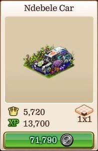 Ndebele Car (Artifact) | Gardens of Time Wiki | Fandom