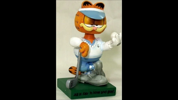 Garfield Golfer Bobblehead | Garfield Collectibles Wiki | Fandom