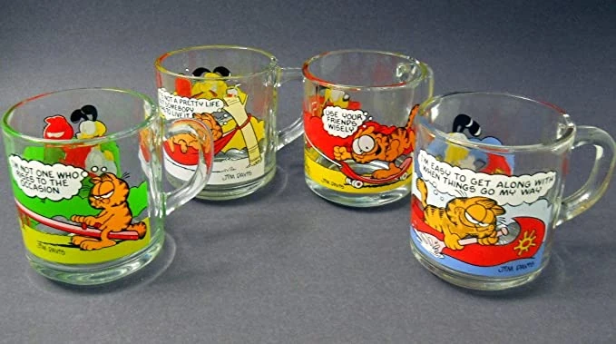 Garfield Mcdonald's mugs | Garfield Collectibles Wiki | Fandom