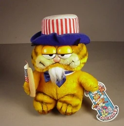 Garfield uncle sam Plush | Garfield Collectibles Wiki | Fandom