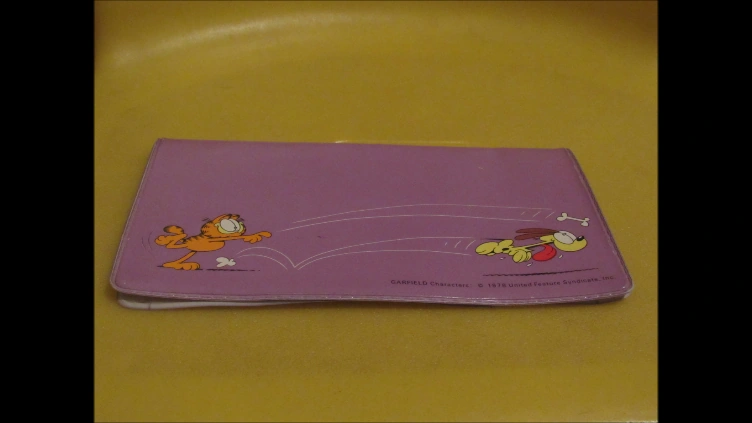 Garfield and Odie Stick Checkbook Cover | Garfield Collectibles Wiki ...