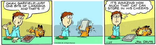 November 25 | Garfield Comic Strips Wiki | Fandom
