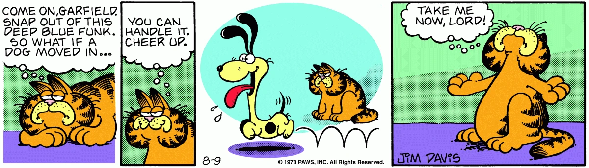 August 9 | Garfield Comic Strips Wiki | Fandom
