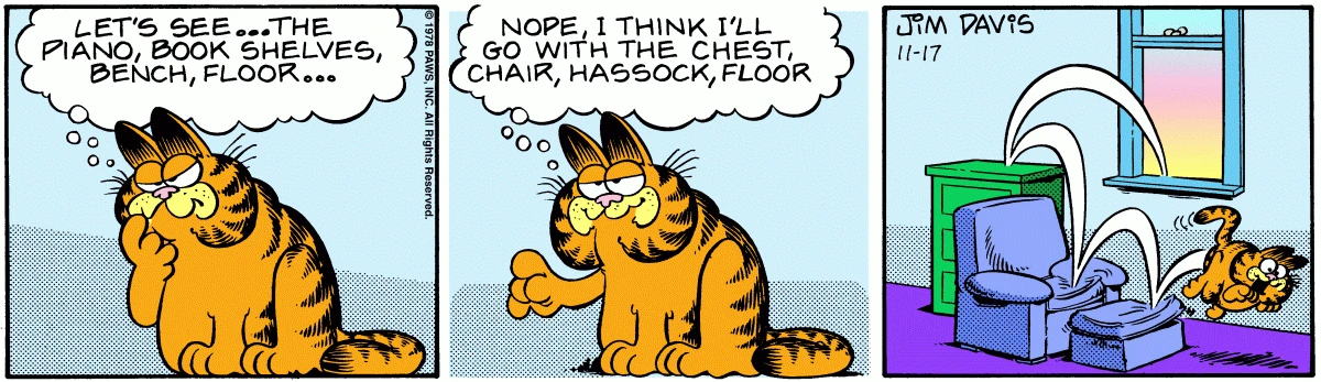 November 17 | Garfield Comic Strips Wiki | Fandom