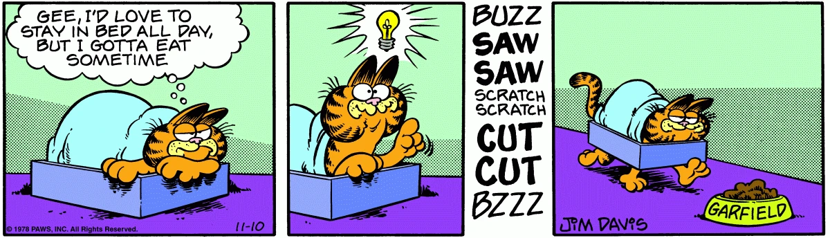 November 10 | Garfield Comic Strips Wiki | Fandom