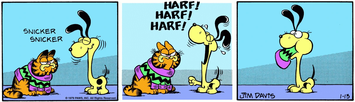 January 13 | Garfield Comic Strips Wiki | Fandom