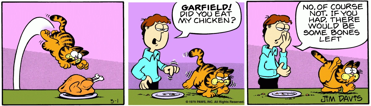 March 1 | Garfield Comic Strips Wiki | Fandom